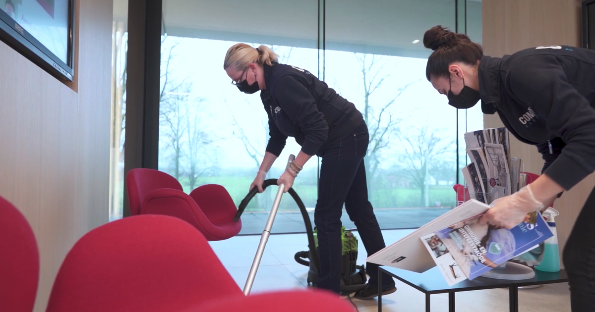 Kantoor schoonmaak bij Eribo Waregem | Comfort Cleaning